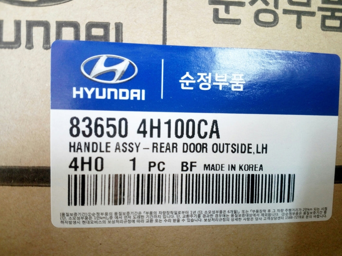 836604H100CA Genuine Rear Door Outside RH Handle for Hyundai Grand Sta ...
