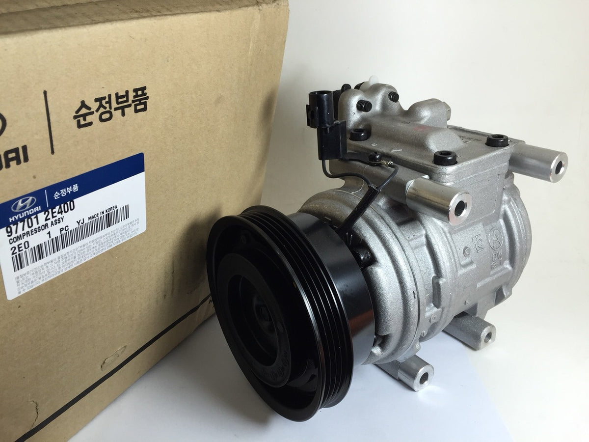 977012E400 Genuine Hyundai A/C Compressor for Hyundai Tucson 2006~2009 ...